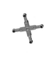 China Aluminum Alloy Spacer Dampers Transmission Lines Crosshead Shaped FJZS4 Type for sale
