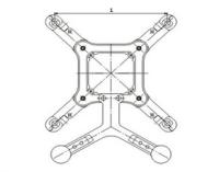 China Square Frame Power Line Spacers Silver Color Double Direction Pendulum for sale