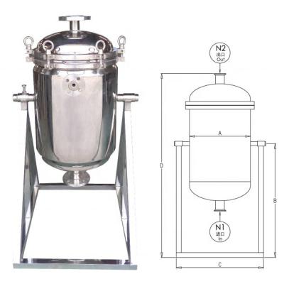 China Garment Shops' Essential Stainless Steel Inverted Filter with Optimal Filtering Solution for sale