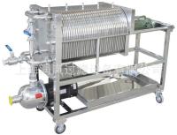 China Square Gasket Stainless Steel Filter Press Plate Frame Machine for Food Sugar Beer Industry for sale