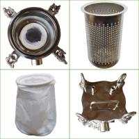 China Heavy-Duty 304 Stainless Steel Bag Filter Housing for Industrial Water Treatment for sale
