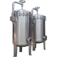 China 62KG Single Bag 304 Stainless Steel Sand and Impurities Removal Bag Filter for sale