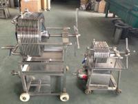 China 25kg Stainless Steel Multi Layer Plate Frame Filter Press with Square Gasket Seal Type for sale