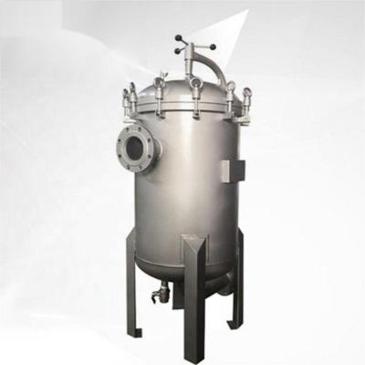 China 500L/Hour Stainless Steel Bag Filter Housing with Sandblast/Electrolytic Polishing for sale