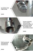 China Quick Connect/Flanged SUS304/SUS316L Activated Carbon Filter Housing Filtration Machine for sale