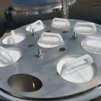 China VITON Seal High Filtration Stainless Steel Flange Connection Double Bag Filter Housing for sale