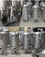 China Stainless Steel Food Grade Bag Filter Housing Apply to a Strainer 2 Filter Bags for sale