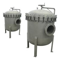 China 500L/Hour O-type Seal Ring Stainless Steel Multi Bag Filter Housing for Water Treatment for sale