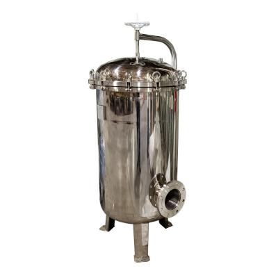 China Stainless Steel Sanitary SS Bag Filter Housing for Water Purification in Food Beverage for sale