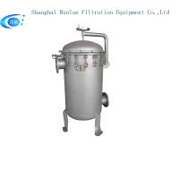 China Water Treatment Stainless Steel Bag Filter Housing with O-Type Seal Ring and Durable for sale