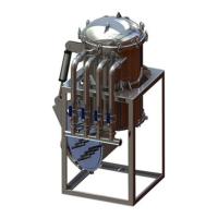 China Industry Stainless Steel Candle Filter Machine for Water Treatment Capacity 500L-2000L for sale