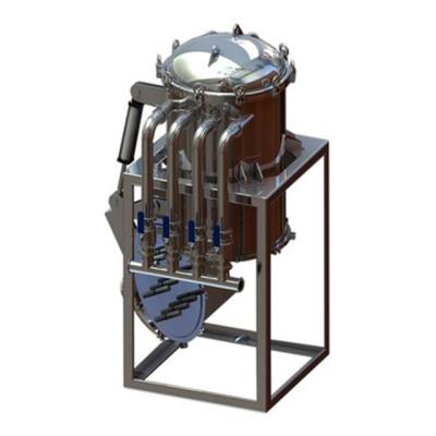 China Industry Stainless Steel Candle Filter Machine for Water Treatment Capacity 500L-2000L for sale