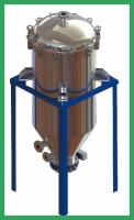 China Industry Stainless Steel Candle Filter Machine for Water Treatment Capacity 500L-2000L for sale