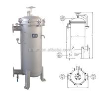 China Hydraulic Oil Filtration Machine Industrial Stainless Steel Movable Bag Filter Housing for sale