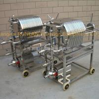 China Multiple Precision SS 304 316L Polished Stainless Steel Plate Frame Water Filter Machine for sale
