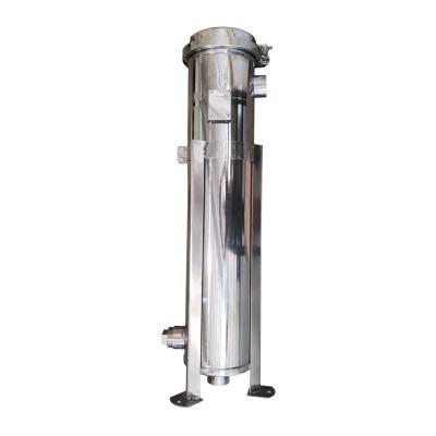 China Screw Thread or Flange Connection Bag Water Filter 0.1/0.2/0.3 Micron for Water Treatment for sale