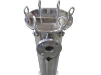 China Screw Thread or Flange Connection Bag Water Filter 0.1/0.2/0.3 Micron for Water Treatment for sale