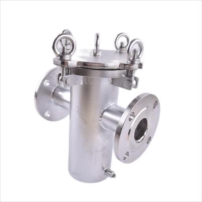 China Water Treatment Water Filter Housing with Basket Type Cast Iron Material PN16 DN50 DN200 for sale