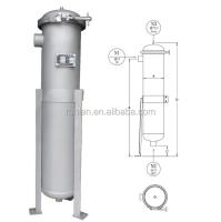 China 500L/Hour Productivity Stainless Steel Bag Filter Housing for Water Purification SUS304 for sale