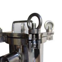 China 500L/Hour Productivity Stainless Steel Bag Filter Housing for Water Purification SUS304 for sale