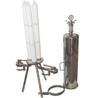China Stainless Steel Pre Water Filtration System 304 316 SS 10 20 inch Single Cartridge Filter Housing for sale