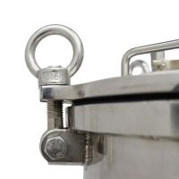 China O-type Seal Ring Stainless Steel 304 316l Multi Bag Filter Housing for Water Treatment for sale