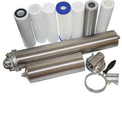China Retail Single Cartridge Liquid Filter Vessels 62KG Weight Top Choice for sale