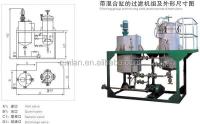 China Palm Oil Bleaching Earth Filtration Pressure Vertical Leaf Filter Weight KG 50 for sale