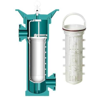 China 60KG Weight PP Bag Filter Housing By Injection for Food Beverage Filtration Equipment for sale