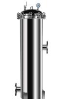 China Water Stainless Steel 304/316L Bag Cartridge Filter Housing with Flanged Connection for sale
