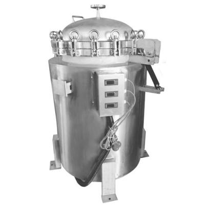 China Customizable 62KG Heating Jacket Bag Filter Housing for Viscous Liquid Filtration for sale