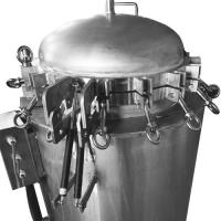 China Customizable 62KG Heating Jacket Bag Filter Housing for Viscous Liquid Filtration for sale