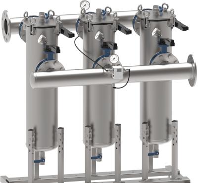 China 10 Inch Bag Filter Housing for Irrigation Filtration Manufactured by SUS304/SUS316L for sale