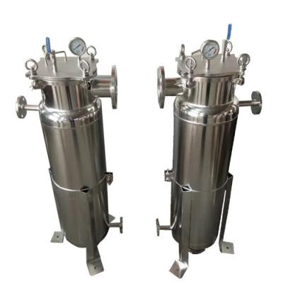 China 62KG Stainless Steel Jacket Water Bag Filter Housing for Farms for sale
