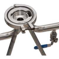 China 62KG Weight Stainless Steel In-line Filter Housing for Garment Shops for sale
