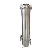 China Garment Shops 304 Stainless Steel 9 Cartridge Filter Housing with 62 KG Weight for sale