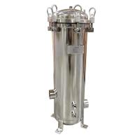 China 62KG 304 Stainless Steel 4 Cartridge Filter Housing Suitable for Food Beverage for sale