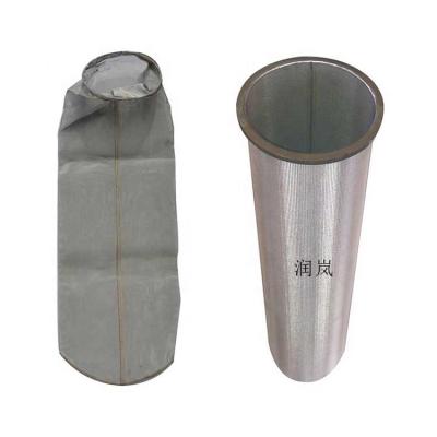China Stainless Steel Filter Bag for Food Industry Thread Size 7-1/16
