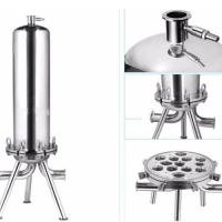 China Stainless Steel Multi Cartridge Filter Housing for Food Beverage Production Equipment for sale