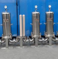 China Stainless Steel Multi Cartridge Filter Housing for Food Beverage Production Equipment for sale