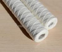 China 10 Micron PP String Wound Filter Cartridge for Power Plant Condensation Water Treatment for sale