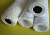 China 10 Micron PP String Wound Filter Cartridge for Power Plant Condensation Water Treatment for sale
