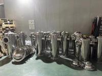 China 62 KG Weight Fiberglass Stainless Steel Cartridge Filter Housing for Water Filtration for sale