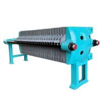 China 5 m2 Manual Operation Jack Filter Press 220-1056L Volume 30mm Filter Cake Thickness for sale