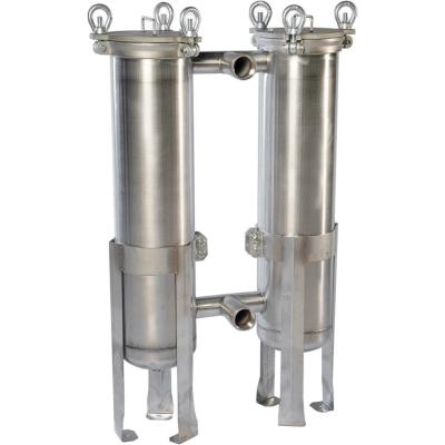 China 316L Stainless Steel 25 Filter Pump Provided Cartridge Filter Housing for Liquid Filtration for sale