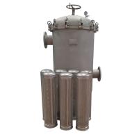 China 316L Stainless Steel 25 Filter Pump Provided Cartridge Filter Housing for Liquid Filtration for sale