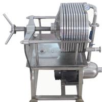 China 5-10m /h Capacity Automatic Hydraulic Multi-Layer Stainless Steel Plate Filter Press for sale