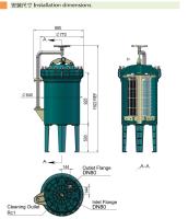 China 60KG Weight Polypropylene Bag/Cartridge Filter Housing Corrosion and Acid Resistance for sale