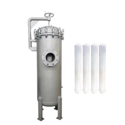 China SS304/SUS316L Chemical Precision Cartridge Filter Housing with 1.0Mpa Design Pressure for sale