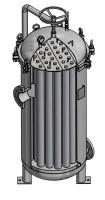 China SS304/SUS316L Chemical Precision Cartridge Filter Housing with 1.0Mpa Design Pressure for sale